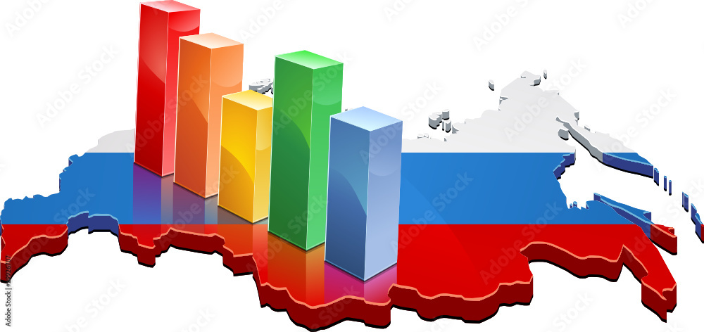 Russian Statistics Stock Vector | Adobe Stock