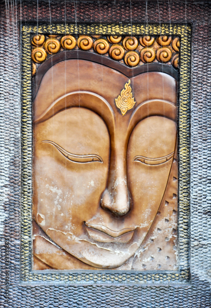 Arts faces budda in thailand Stock Photo | Adobe Stock