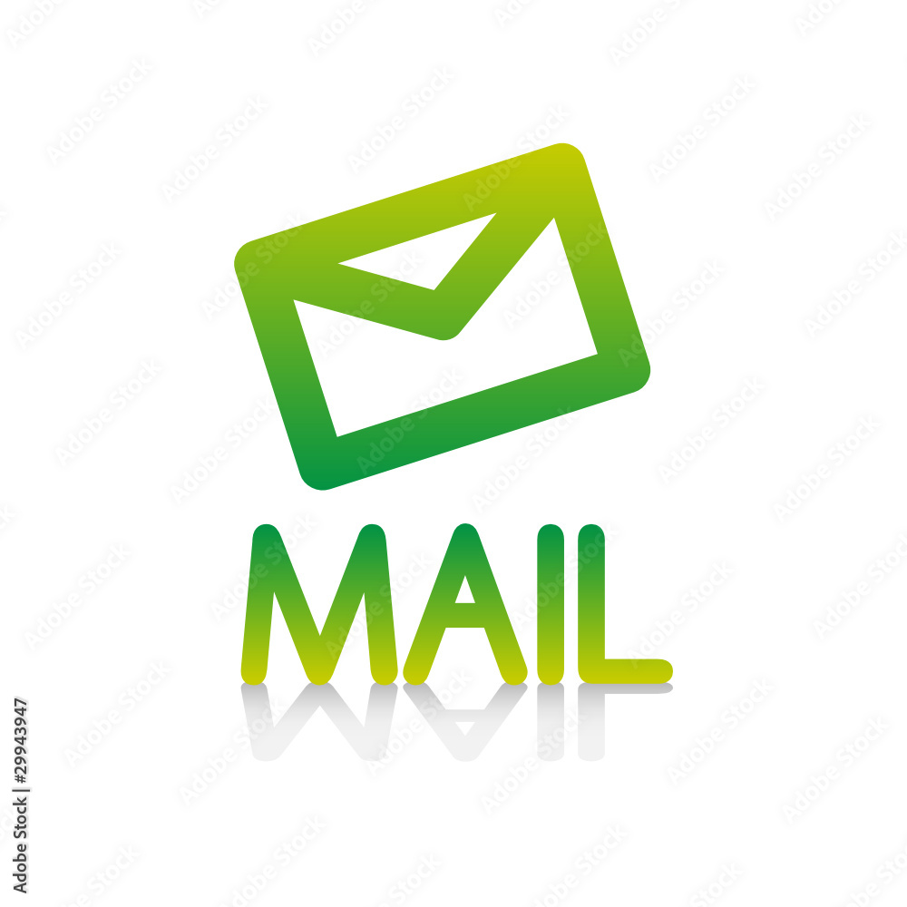 logo picto internet web mail email message courrier label Stock Vector ...