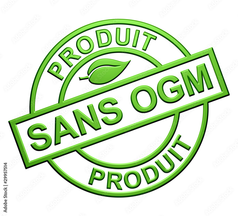 Produit Sans OGM Illustration Stock | Adobe Stock