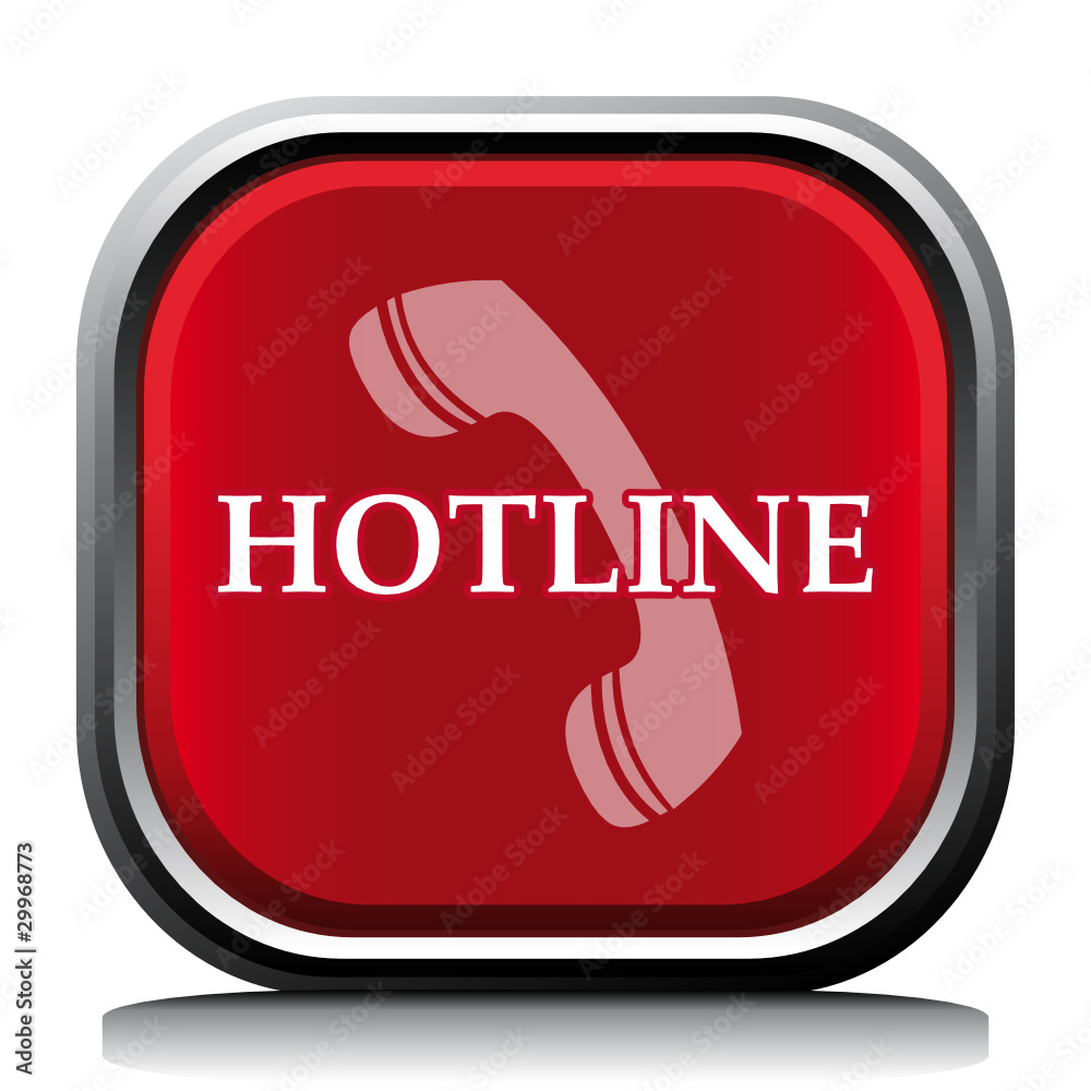 HOTLINE ICON Stock Vector | Adobe Stock