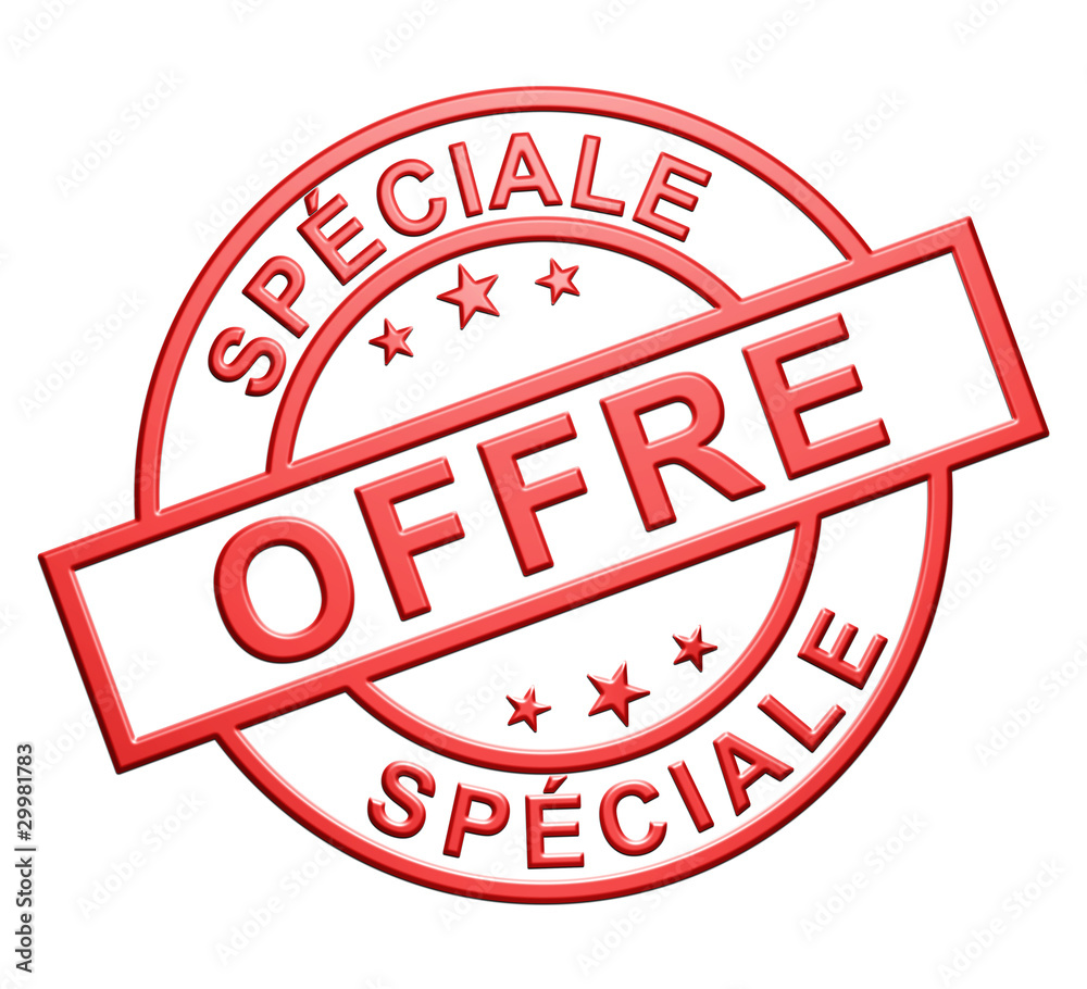 Offre Spéciale Illustration Stock | Adobe Stock