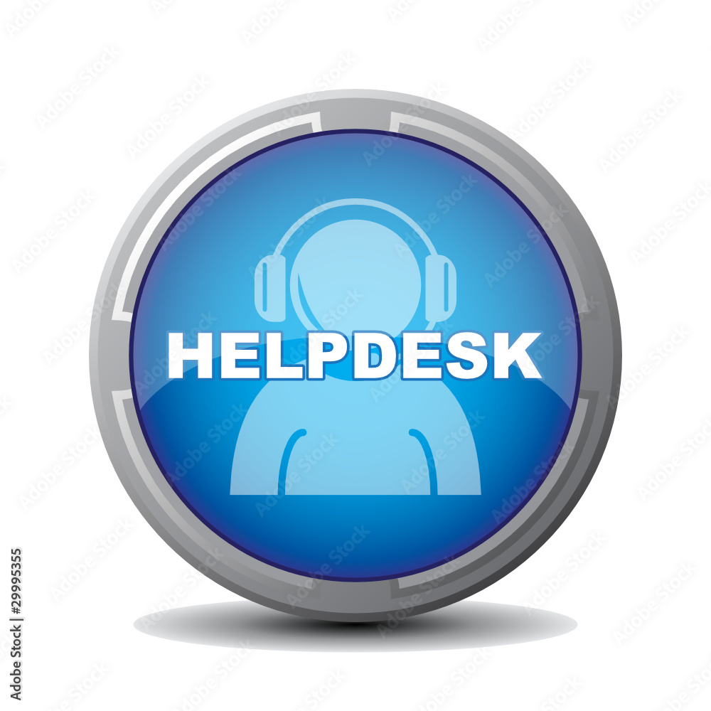 HELPDESK ICON Stock Vector | Adobe Stock