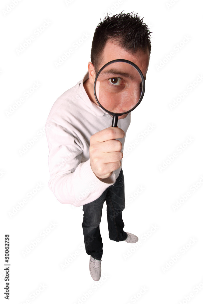 homme loupe Photos | Adobe Stock