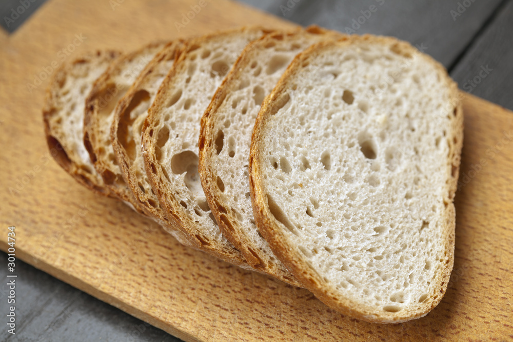 Świeży polski chleb na stole Stock Photo | Adobe Stock