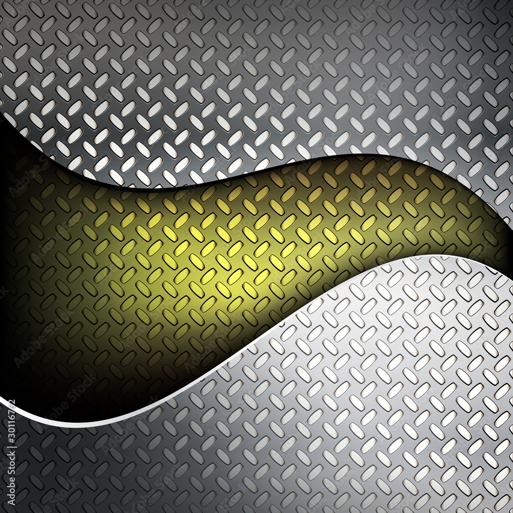 Fluted metal texture. Vector Illustration Stock Vector | Adobe Stock