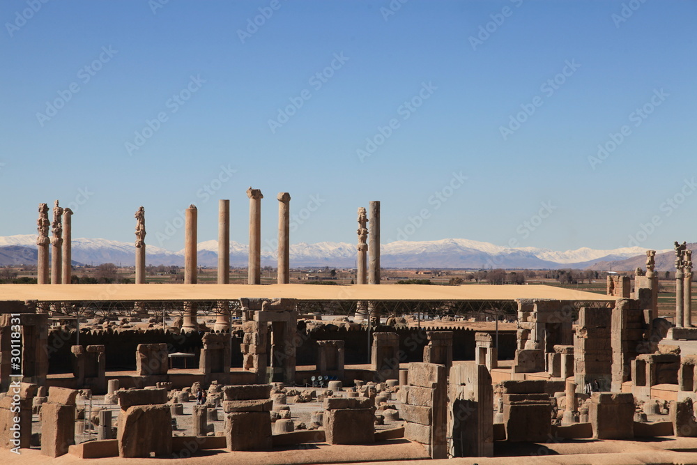 Persepolis - ruins of Xerxes & Darius palace Stock Photo | Adobe Stock