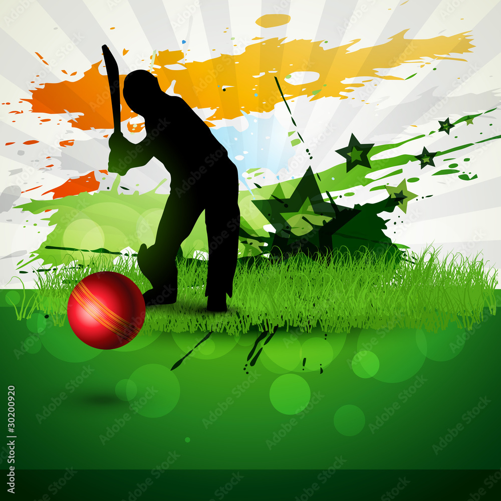 cricket vector background Stock Vector | Adobe Stock