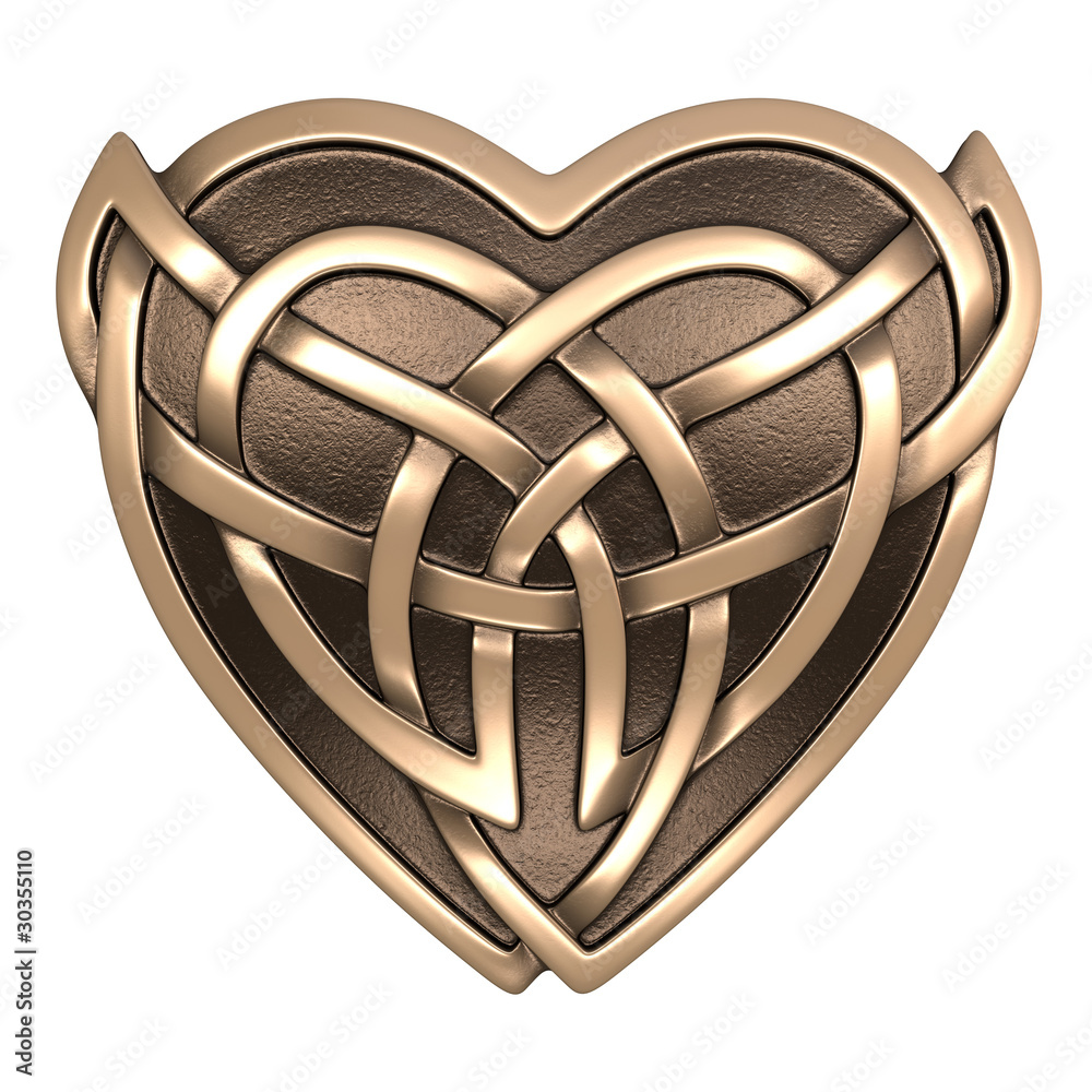 Celtic heart Stock Illustration | Adobe Stock