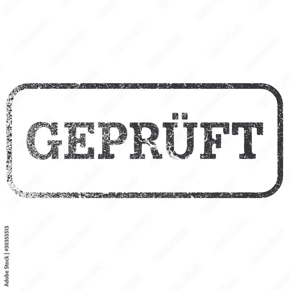 geprüft Stempel Stock-Vektorgrafik | Adobe Stock