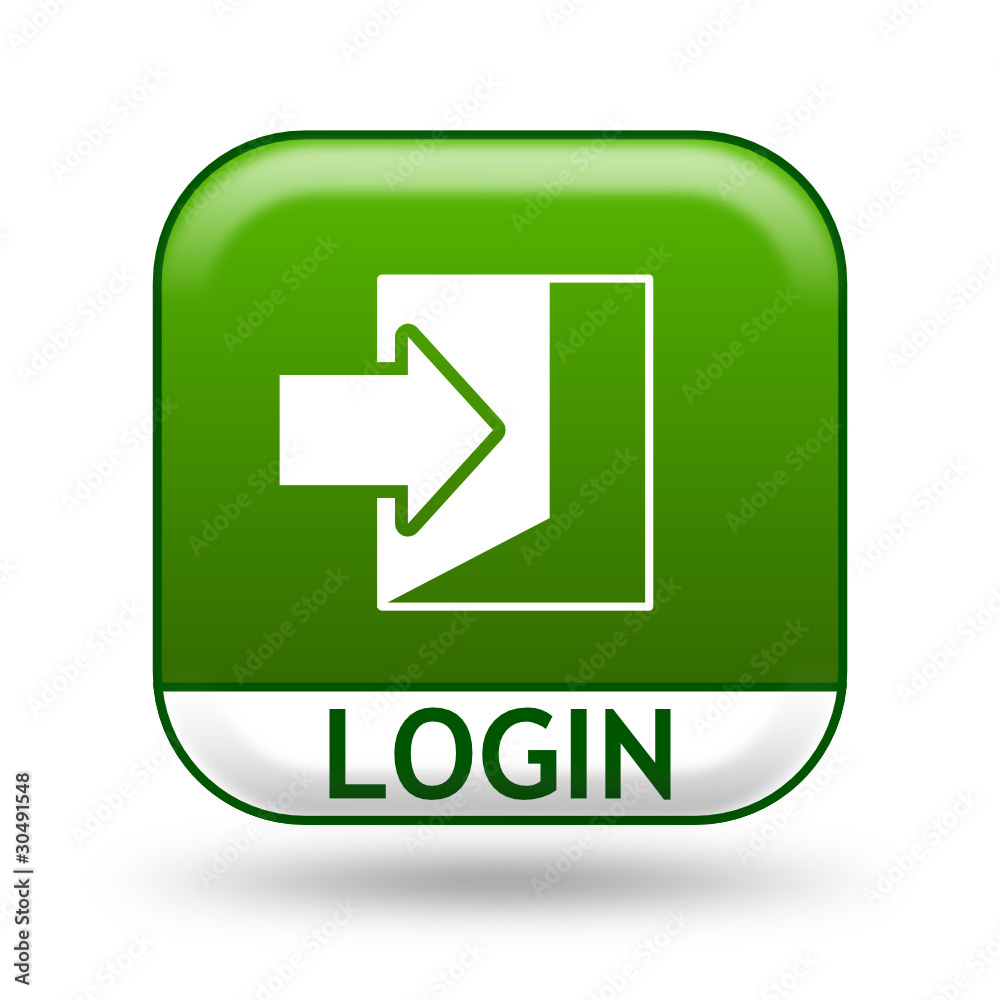 Icon Login Stock Vector | Adobe Stock