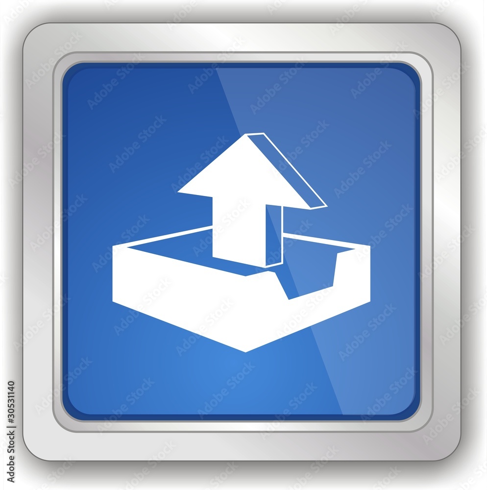 bouton upload Stock Vector | Adobe Stock