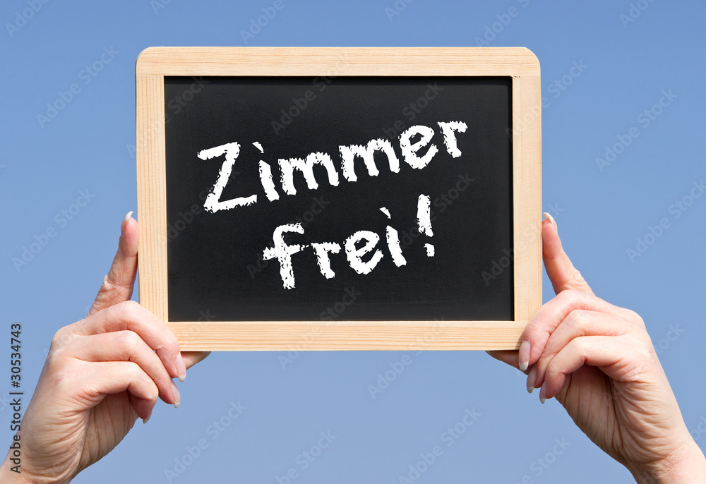 Zimmer frei - Konzept Tafel Stock-Foto | Adobe Stock