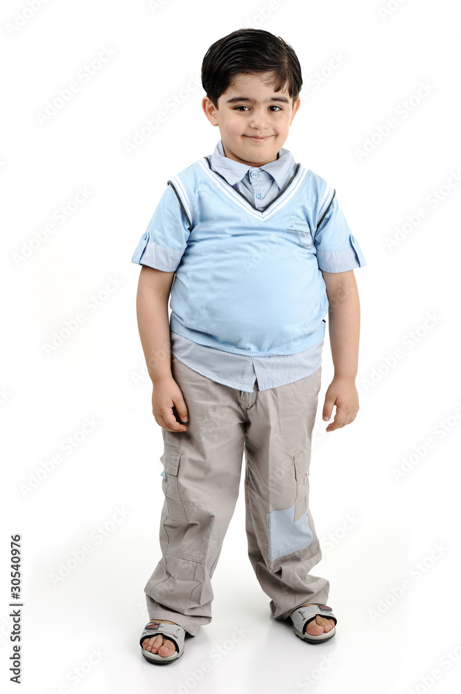 fat kid Stock Photo | Adobe Stock