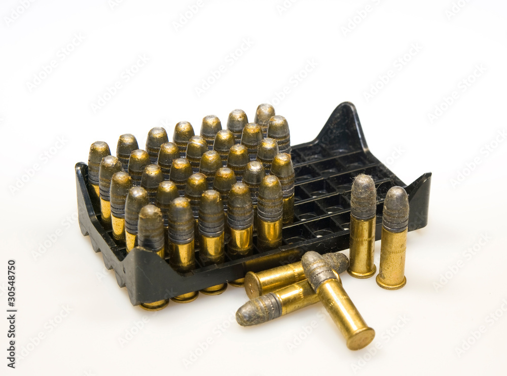 Projectiles for sport small bore rifle Stock Photo | Adobe Stock
