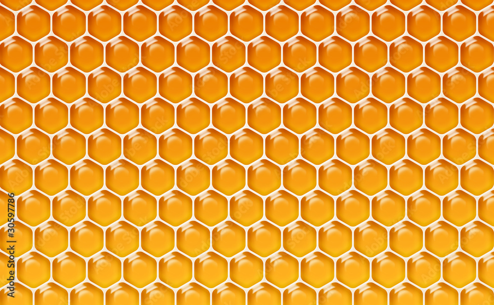 Alvéoles de miel 1 Illustration Stock | Adobe Stock