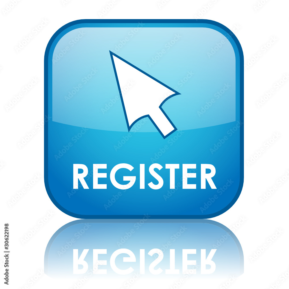 REGISTER Web Button (sign up free registration user account now) Stock ...