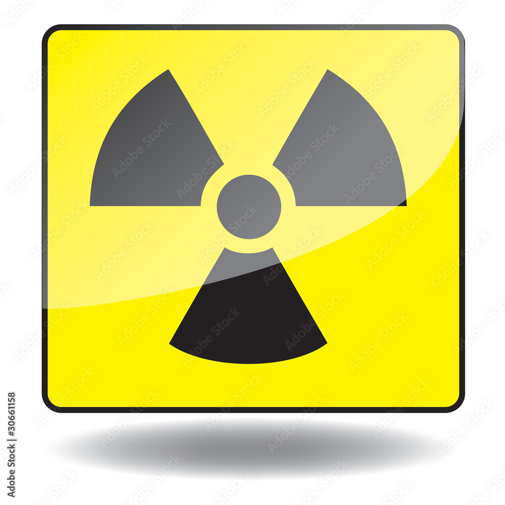 Schild Atomkraft Stock-Vektorgrafik | Adobe Stock