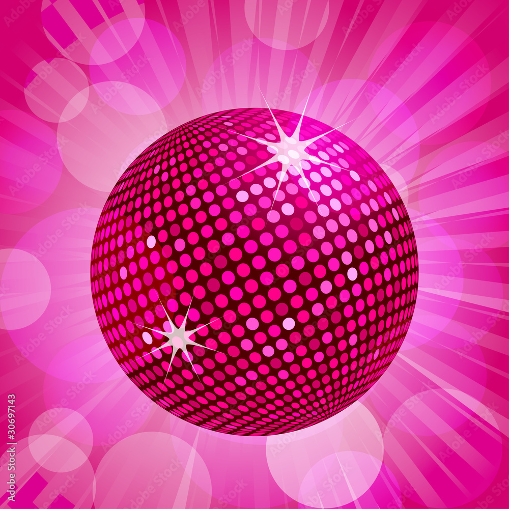 abstract pink disco ball background Stock Vector | Adobe Stock abstract pink disco ball background Stock Vector | Adobe Stock