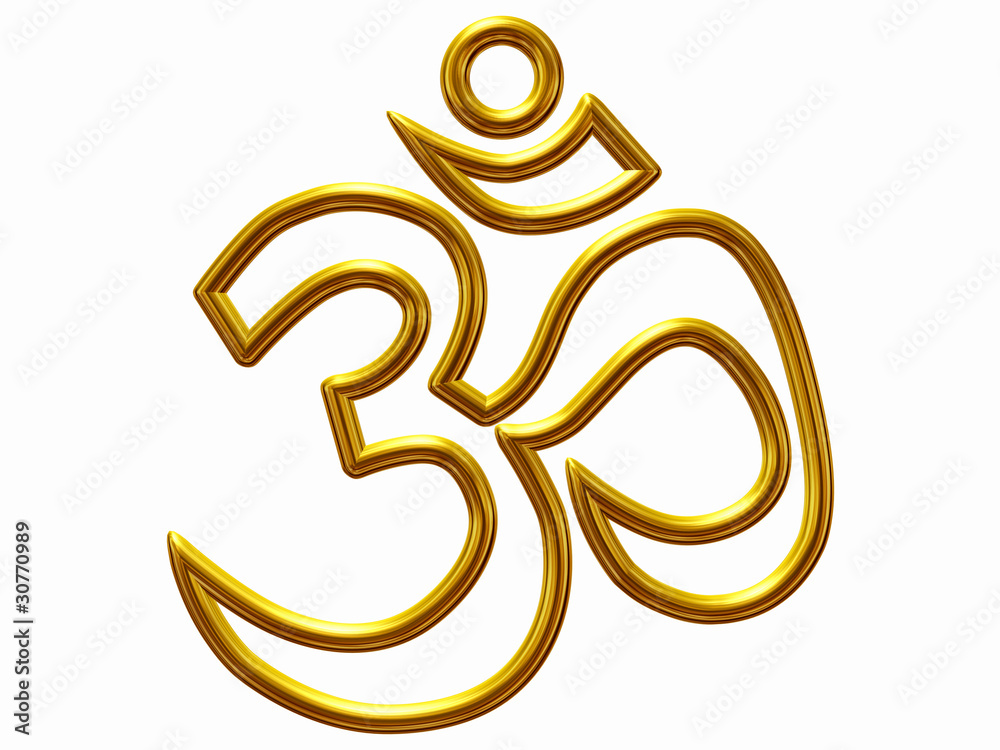 OM Zeichen Stock-Illustration | Adobe Stock
