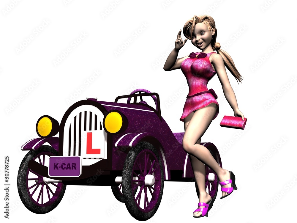 Learner driver Stock Illustration | Adobe Stock