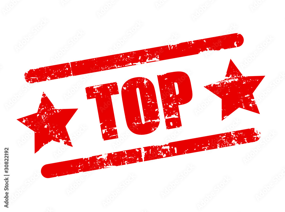 Stempel TOP Stock-Illustration | Adobe Stock