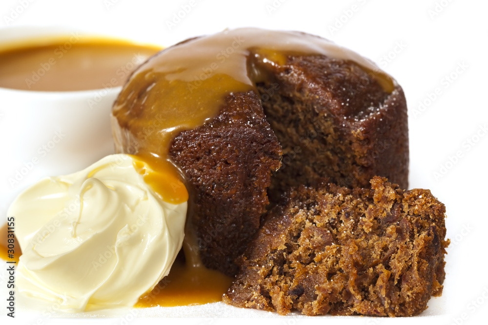 Sticky Date Pudding Stock Photo | Adobe Stock