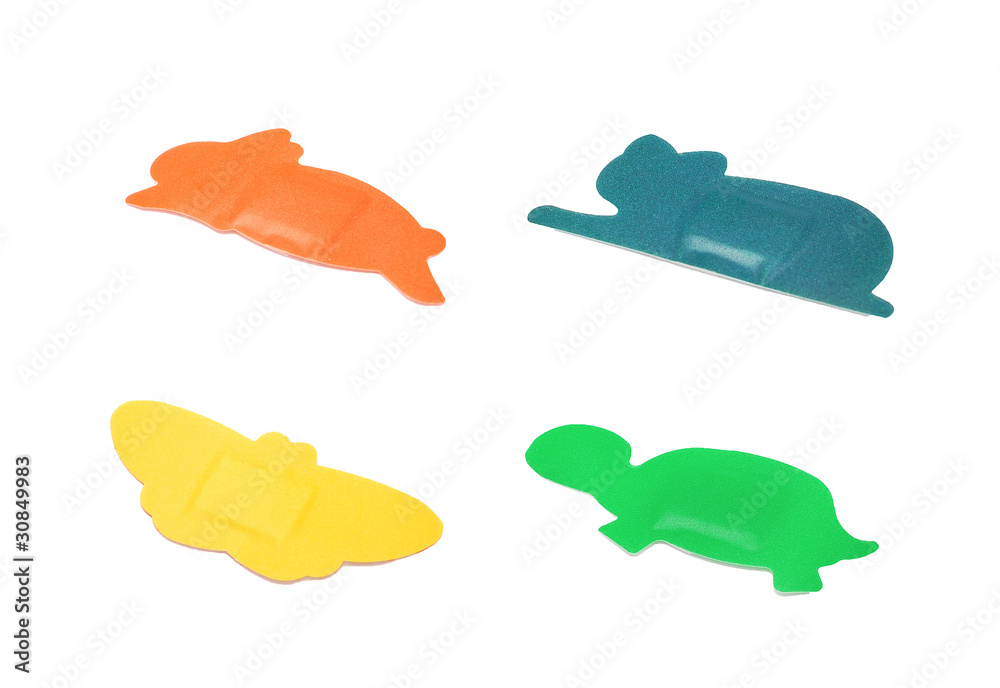 animal shape band aid Stock Photo | Adobe Stock