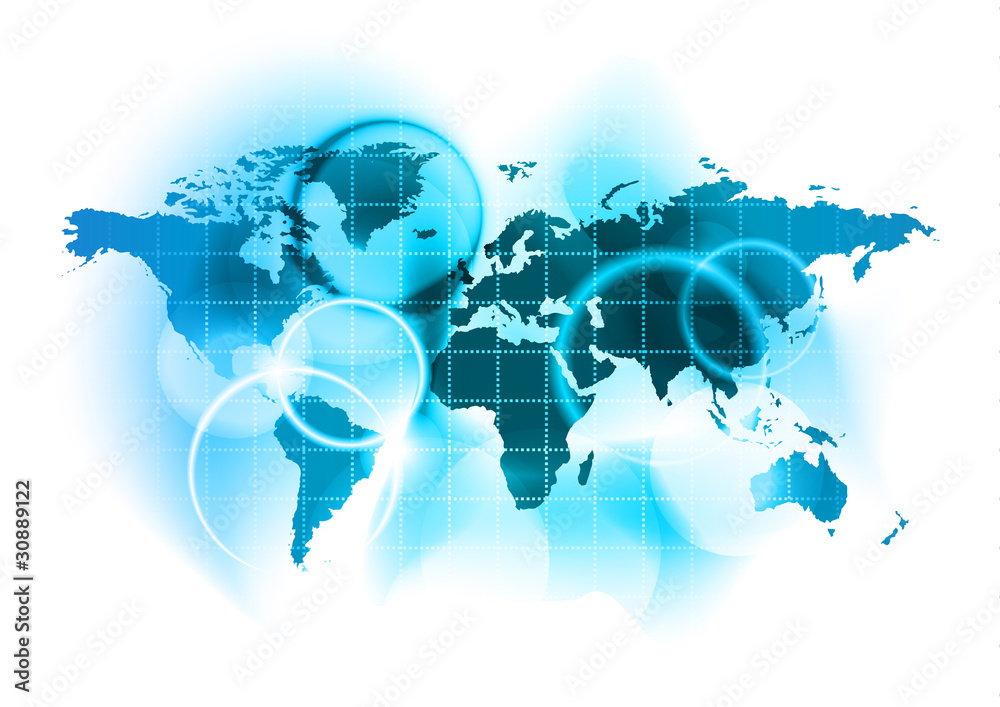 map of the world Stock Vector | Adobe Stock