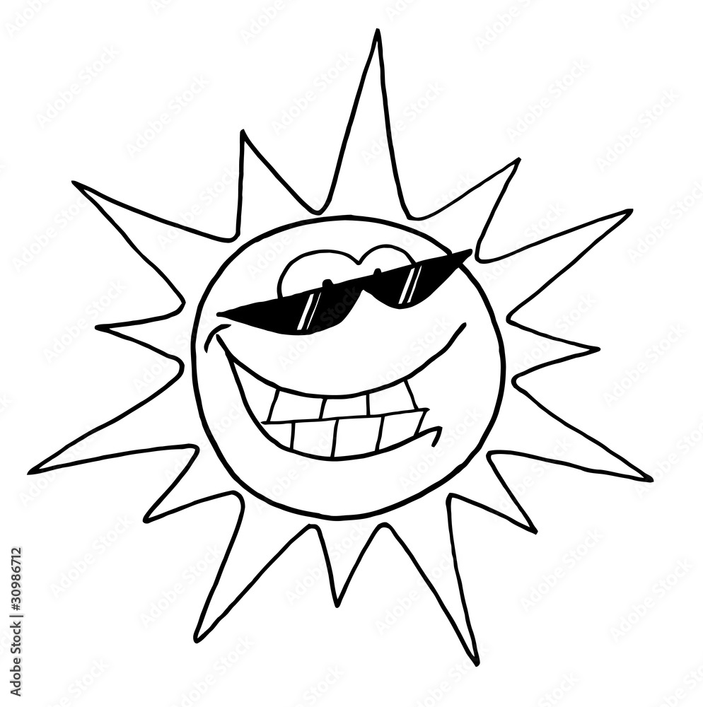 Cool Sun Drawings