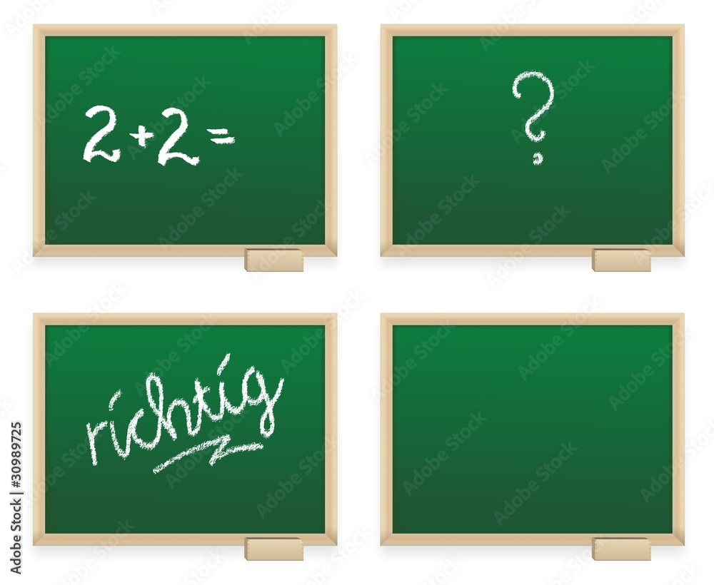 Schultafel Stock-Vektorgrafik | Adobe Stock