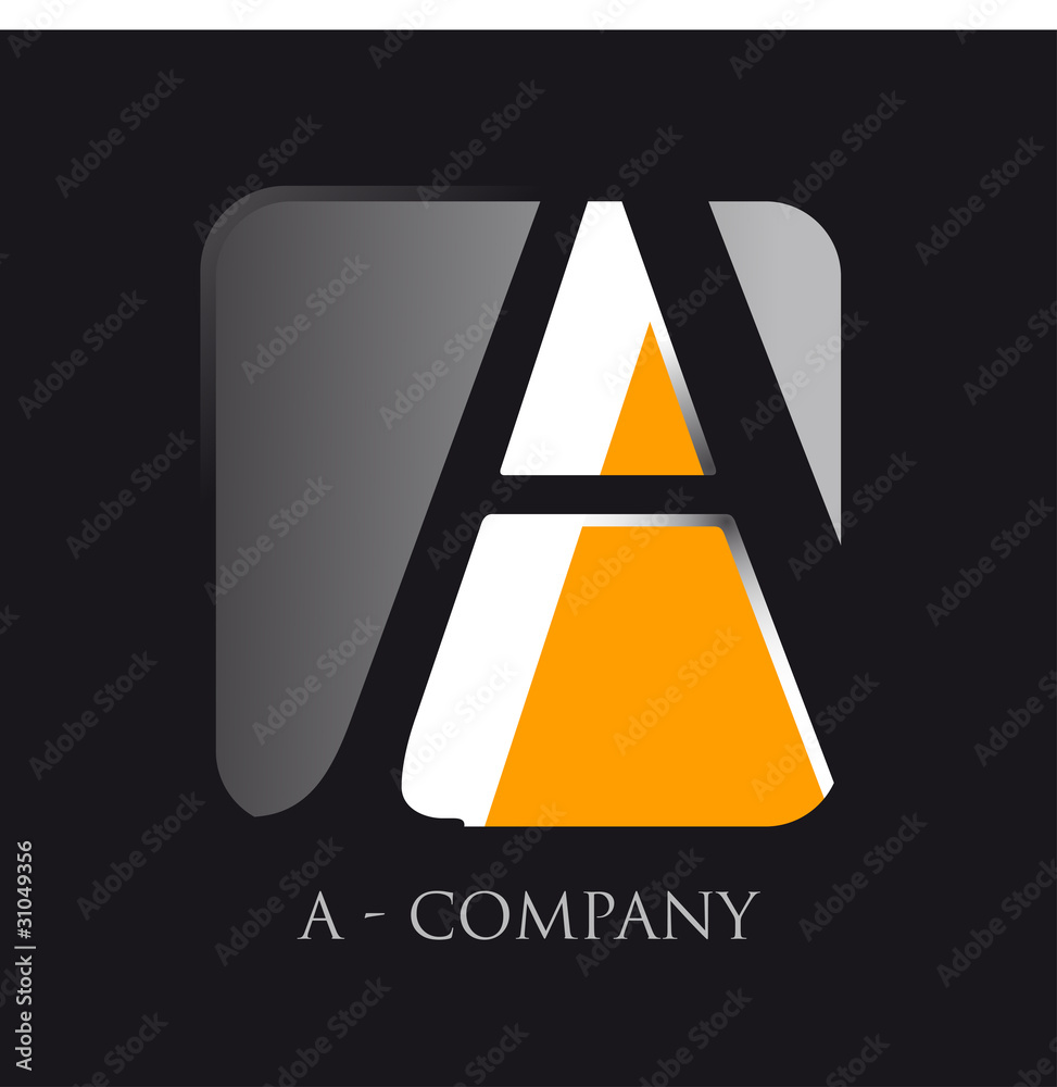 icono letra a Stock Vector | Adobe Stock