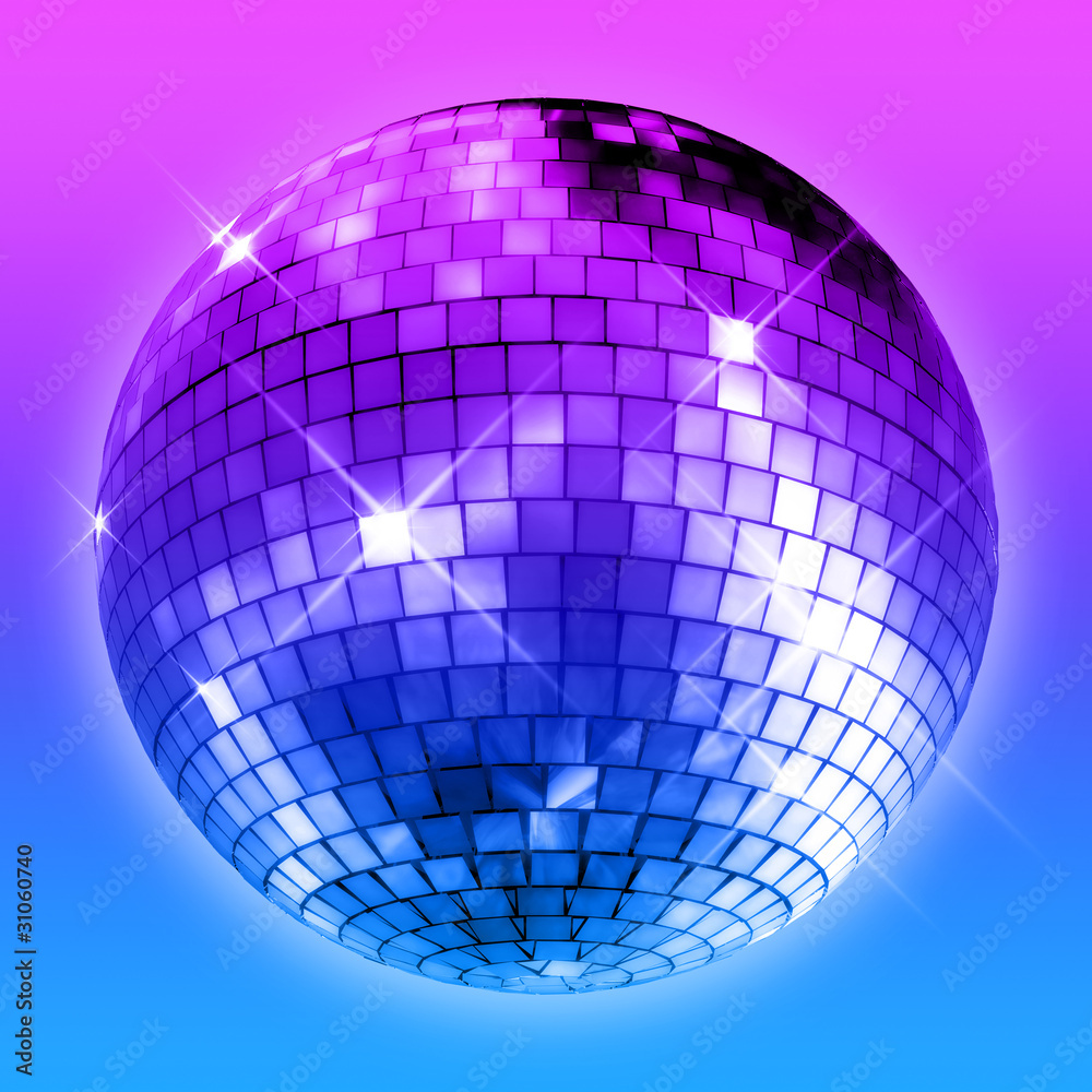 Diskokugel 80er Stock-Illustration | Adobe Stock
