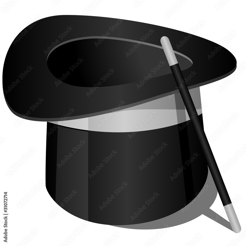 Magicians Hat Stock Vector | Adobe Stock