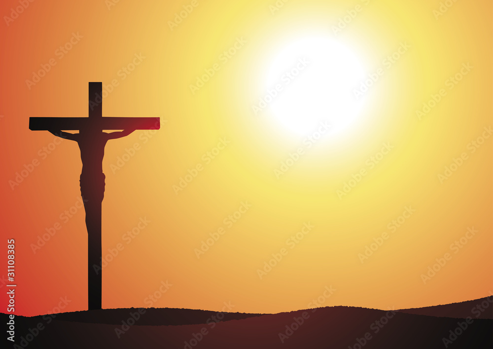 jesus cross Stock Vector | Adobe Stock