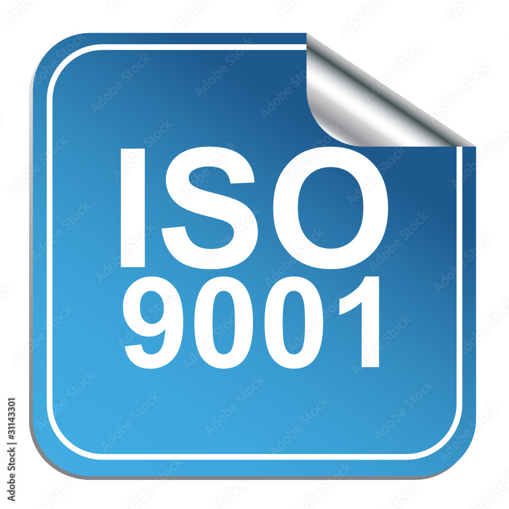 ISO 9001 ICON Stock Vector | Adobe Stock