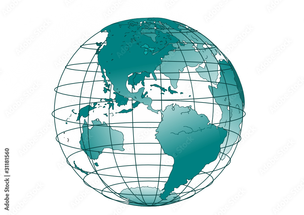 Transparent globe Stock Vector | Adobe Stock