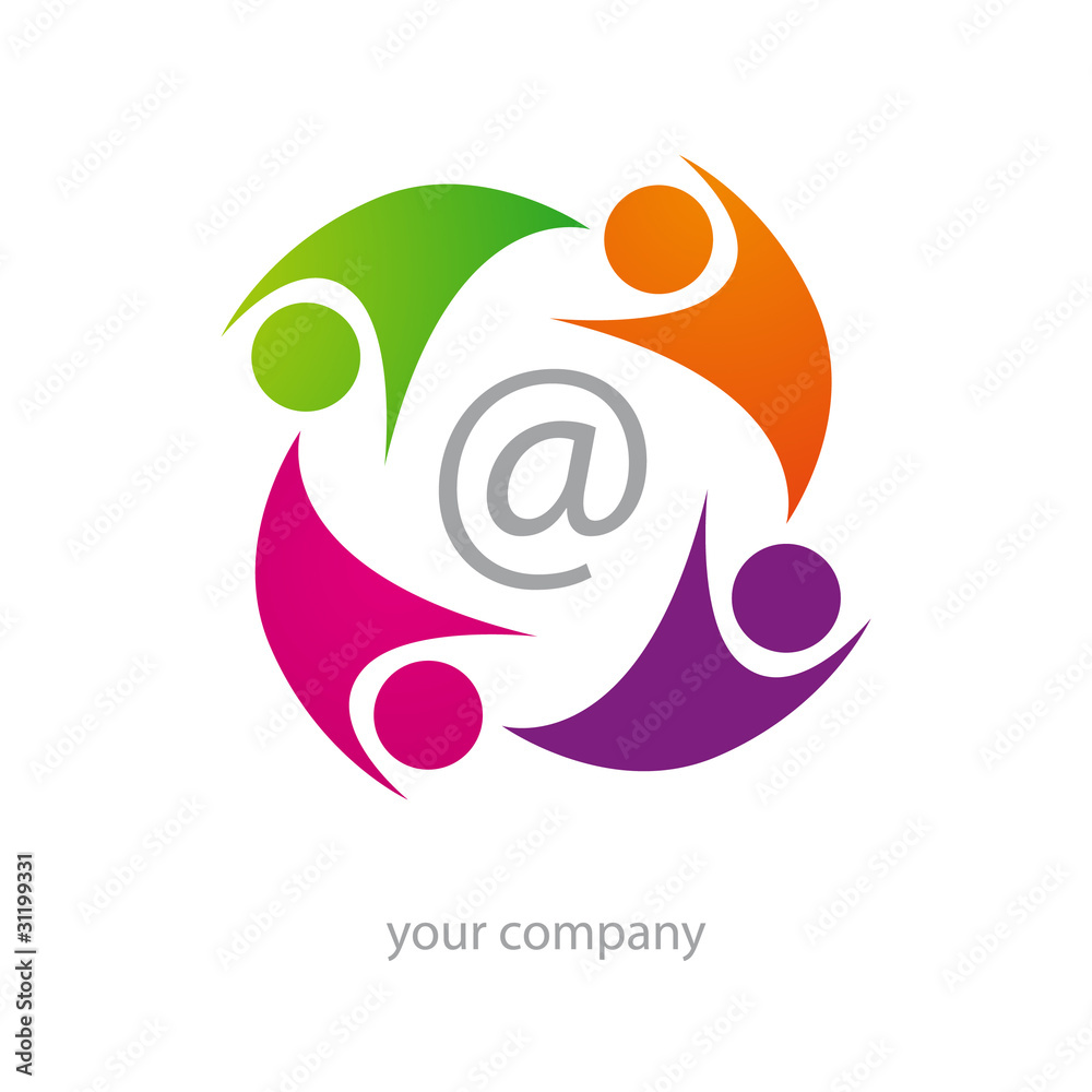 logo entreprise, internet, informatique Stock Vector | Adobe Stock