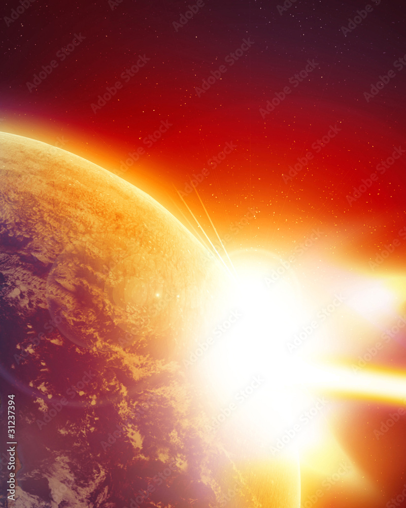 meteor strike Stock Photo | Adobe Stock