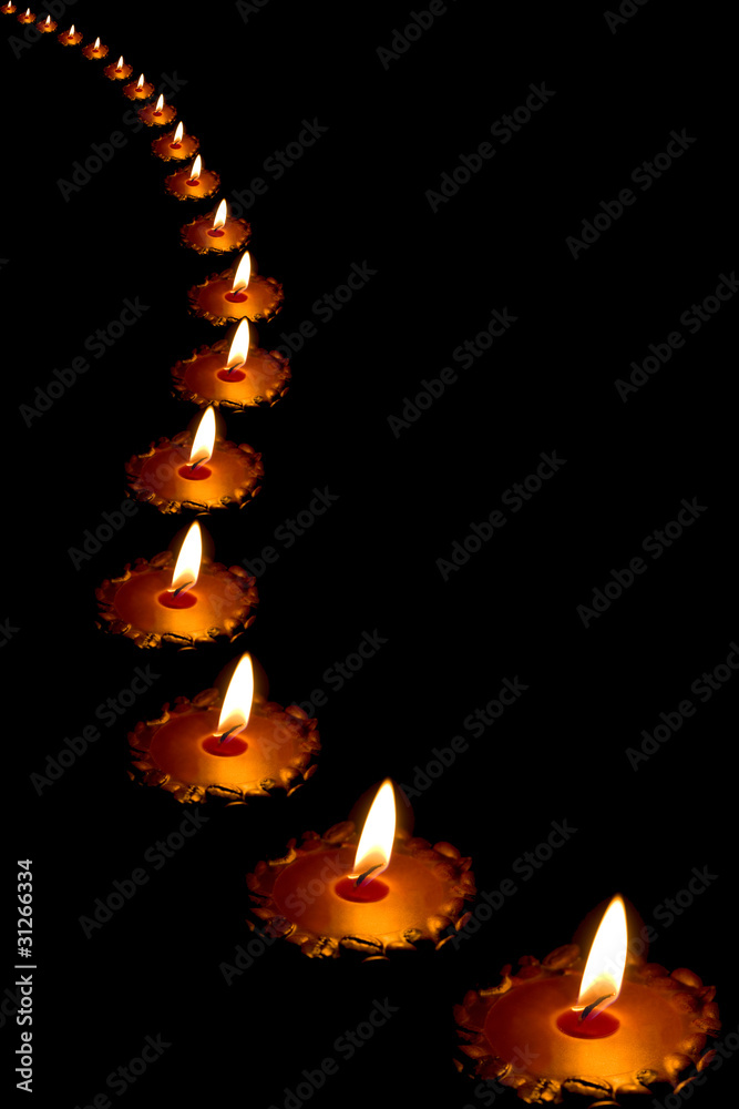 Candle in the Dark Stock Photo | Adobe Stock