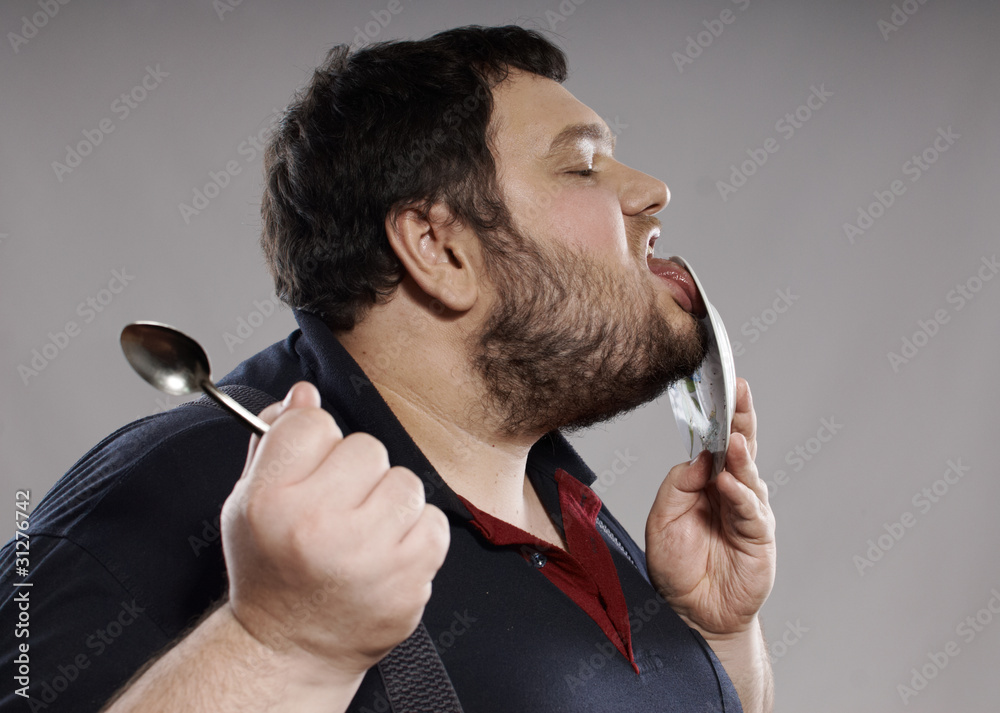 Fat Person Eating Chocolate