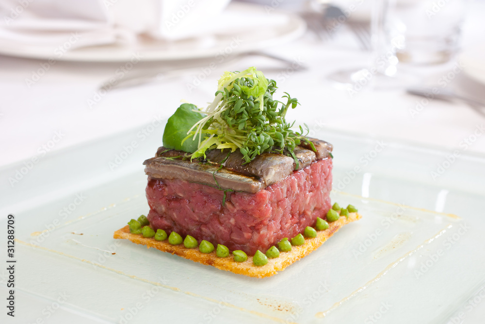 Tatar vom Rind Stock-Foto | Adobe Stock