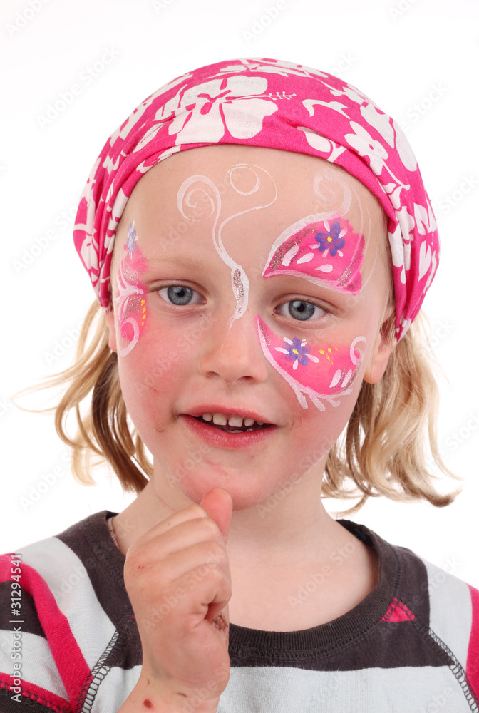 Kinderschminken Stock Photo | Adobe Stock