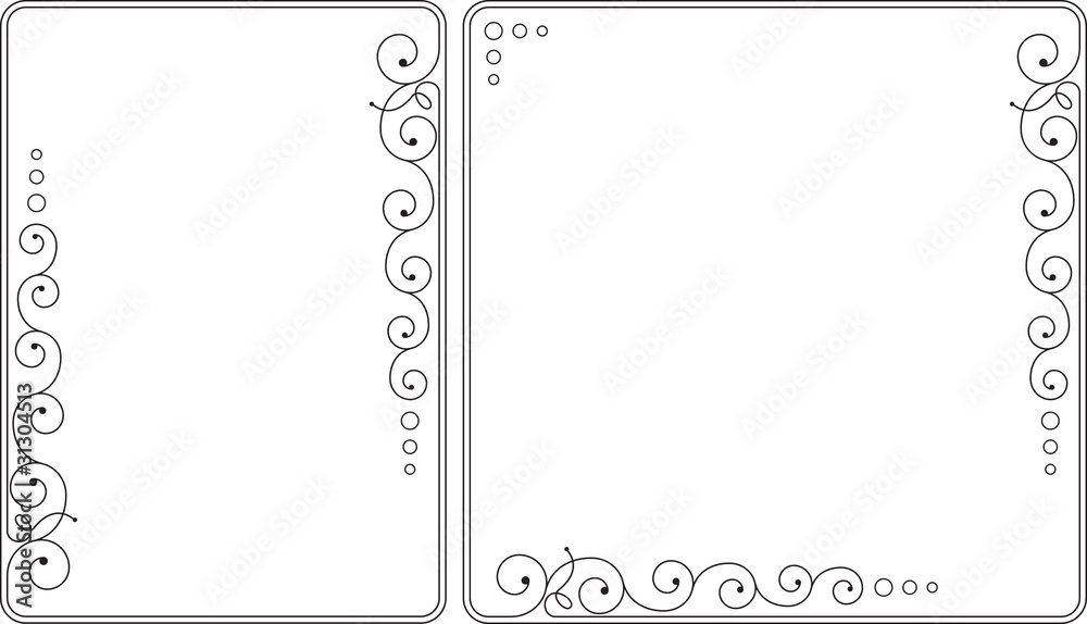Frame Design Stock Vector | Adobe Stock