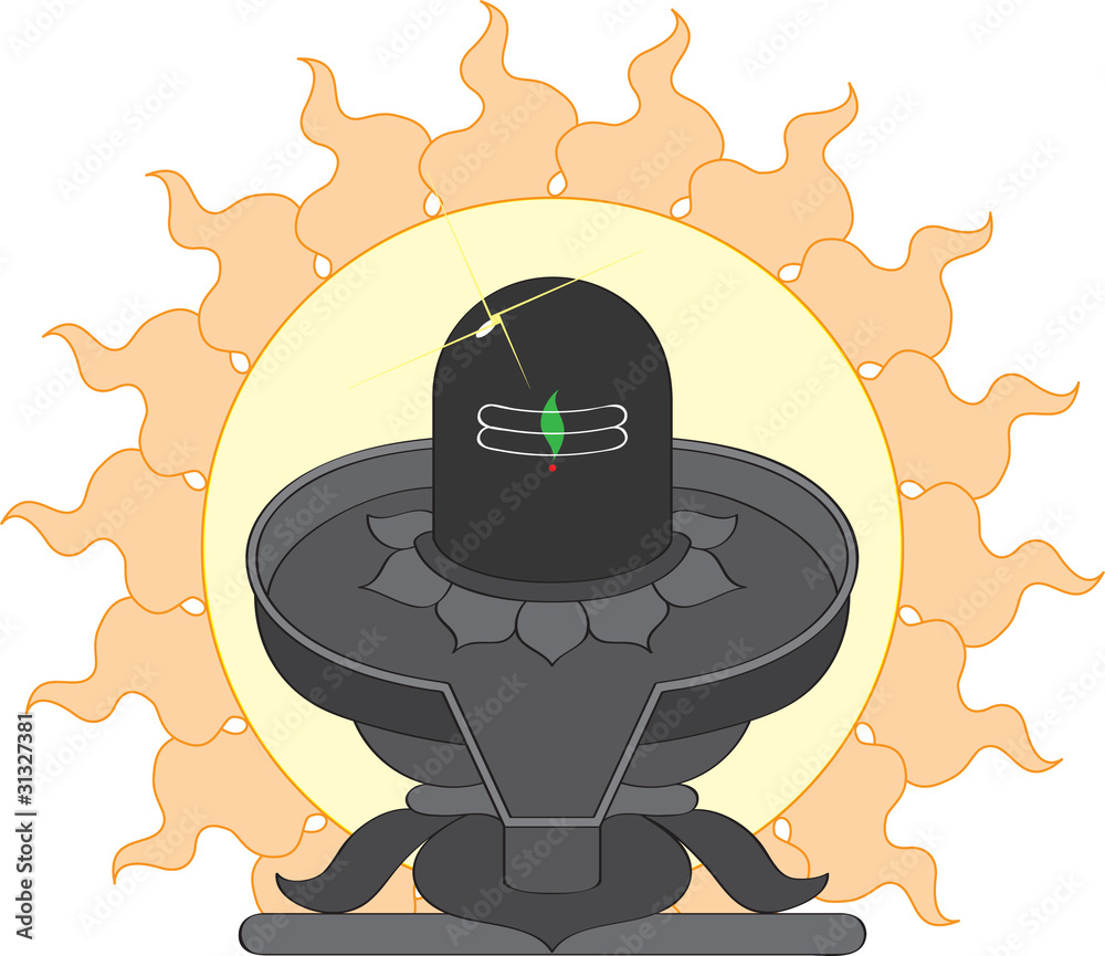 Shiv ling is a holy symbol Stock Vector | Adobe Stock