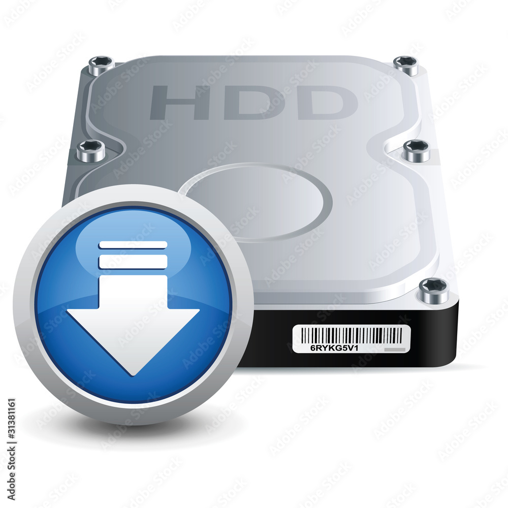 Hard Drive Icon Vector