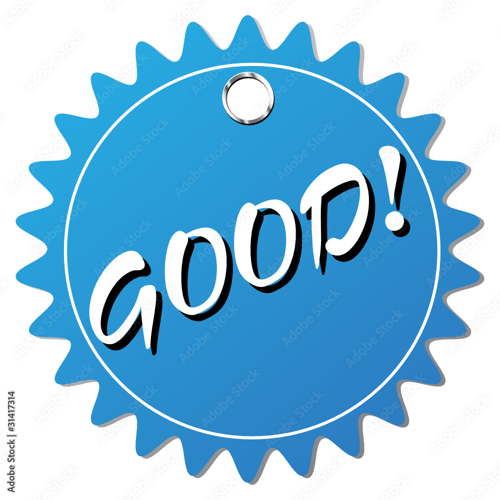 GOOD! ICON Stock Vector | Adobe Stock