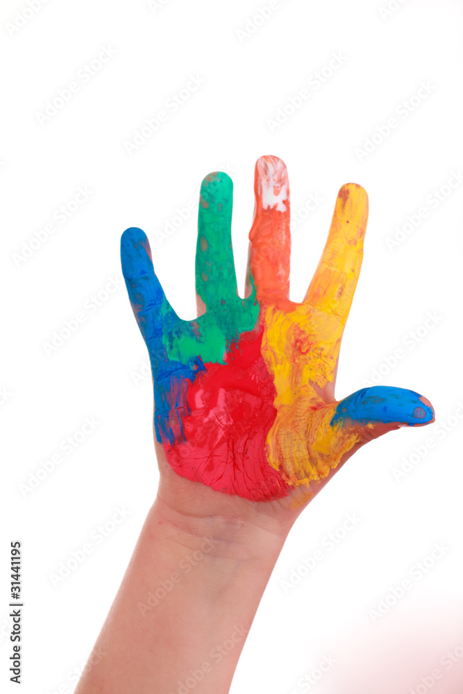 Kinderhand Stock-Foto | Adobe Stock