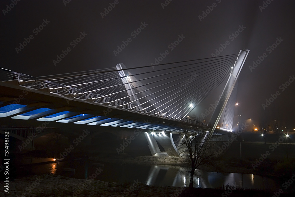 Pont dels tirants Stock Photo | Adobe Stock