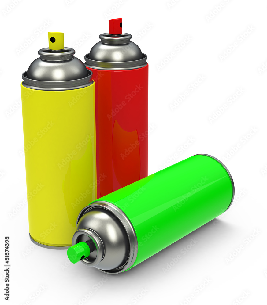 Spraydosen Stock-Illustration | Adobe Stock